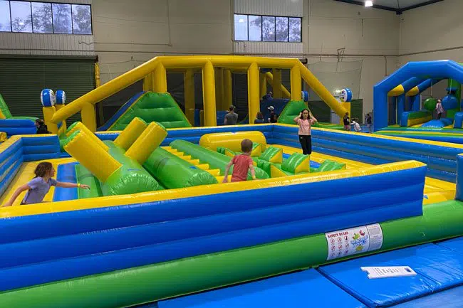 Indoor play! We bounce into Inflatable World Dural | North Shore Mums